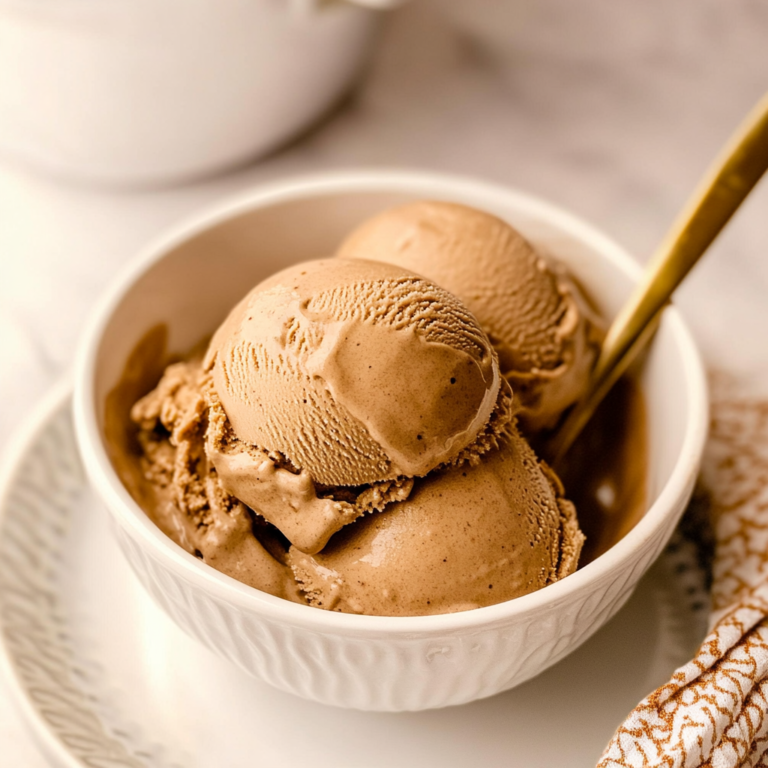 Homemade Bold Coffee Ice Cream - Cookiteasily
