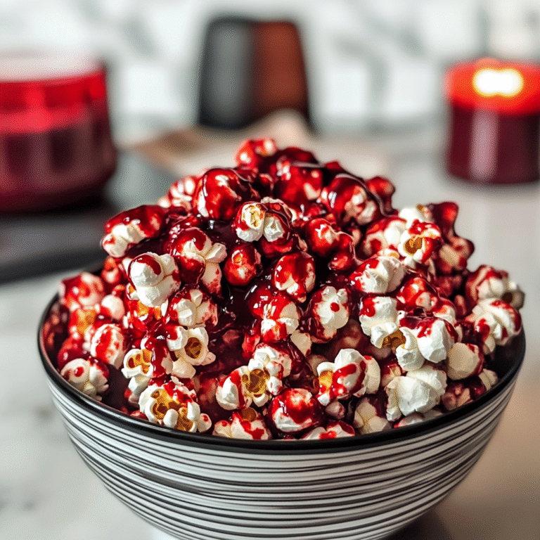 Bloody Red Velvet Popcorn - Cookiteasily
