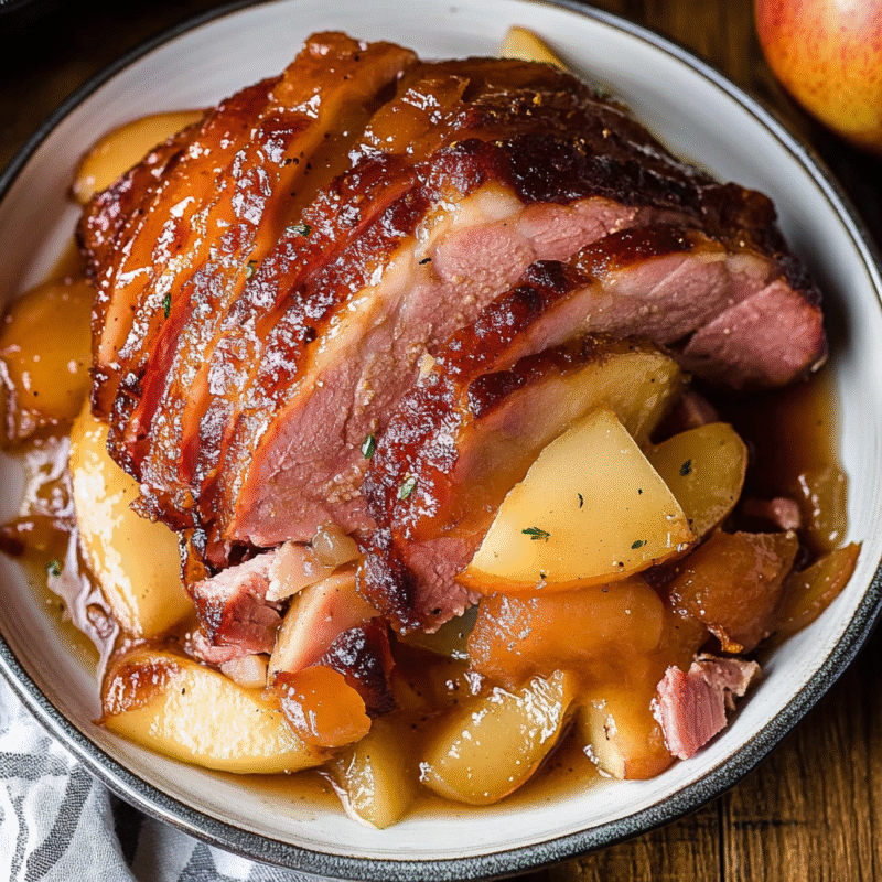 Amazing Slow Cooker Apple and Clove Ham for Delicious Feasts