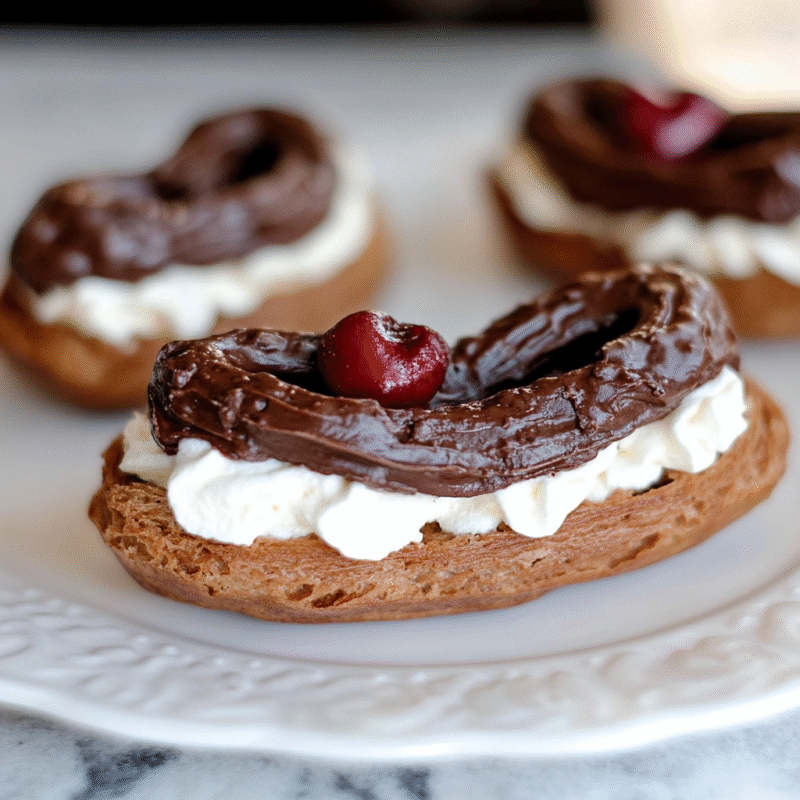 Heart-Shaped Chocolate Eclairs: Incredible and Delicious Treats